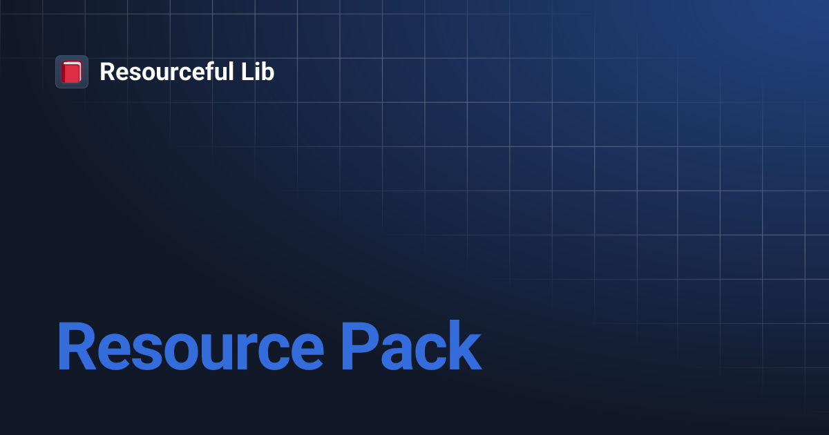 Resource Pack | Resourceful Lib